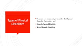 Physical disabilities | PPT