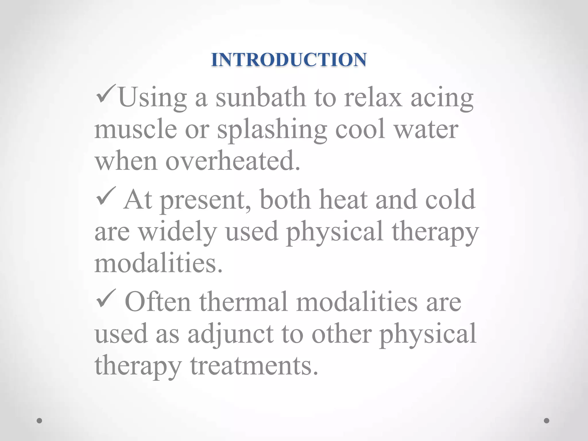 Physiology of Heat and Cold | PPT