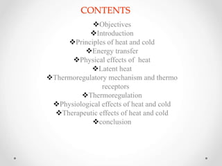 Physiology of Heat and Cold | PPT