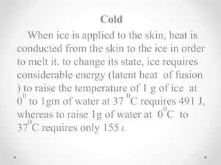 Physiology of Heat and Cold | PPT