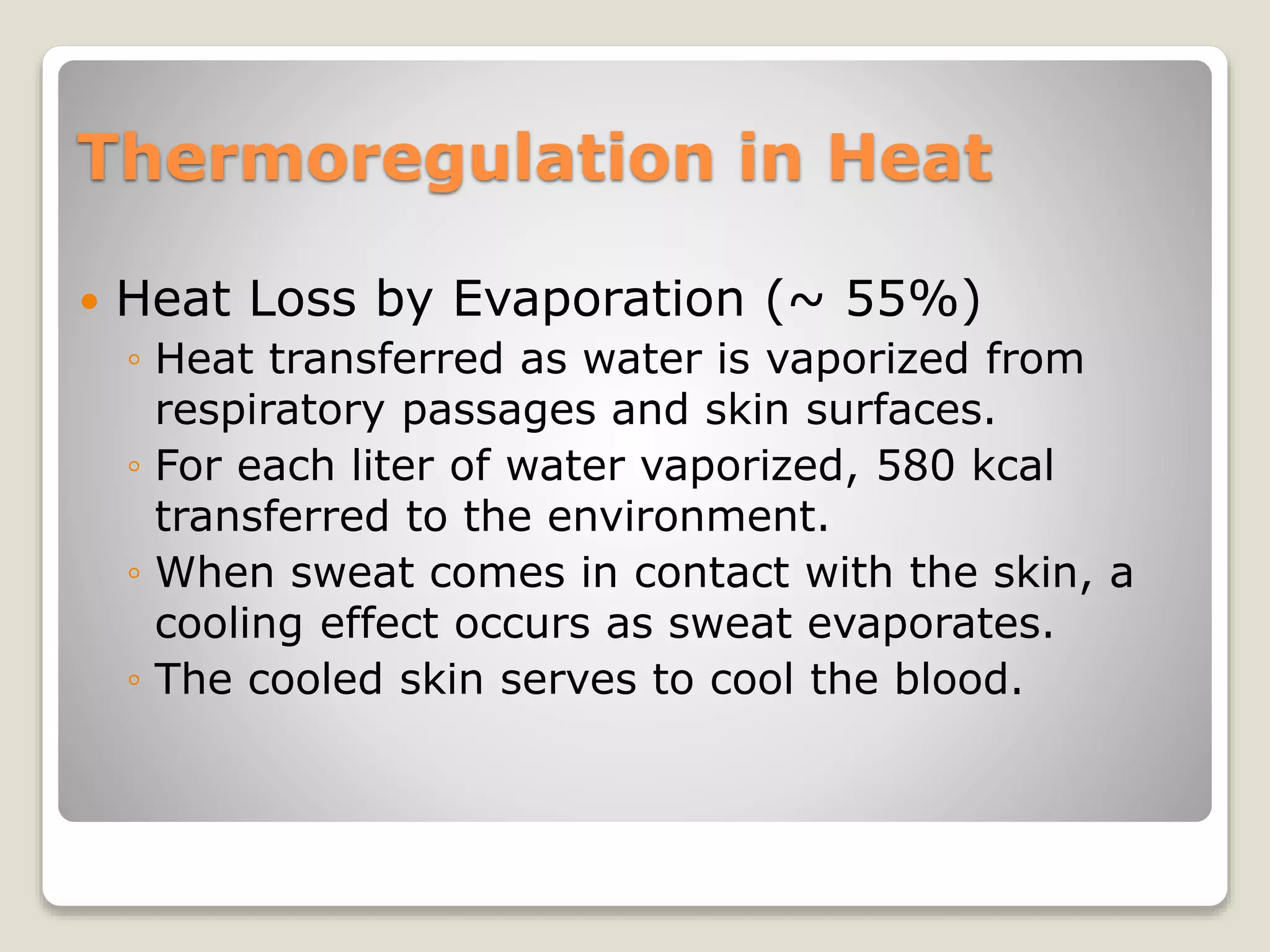 Thermoregulation of Body | PPT