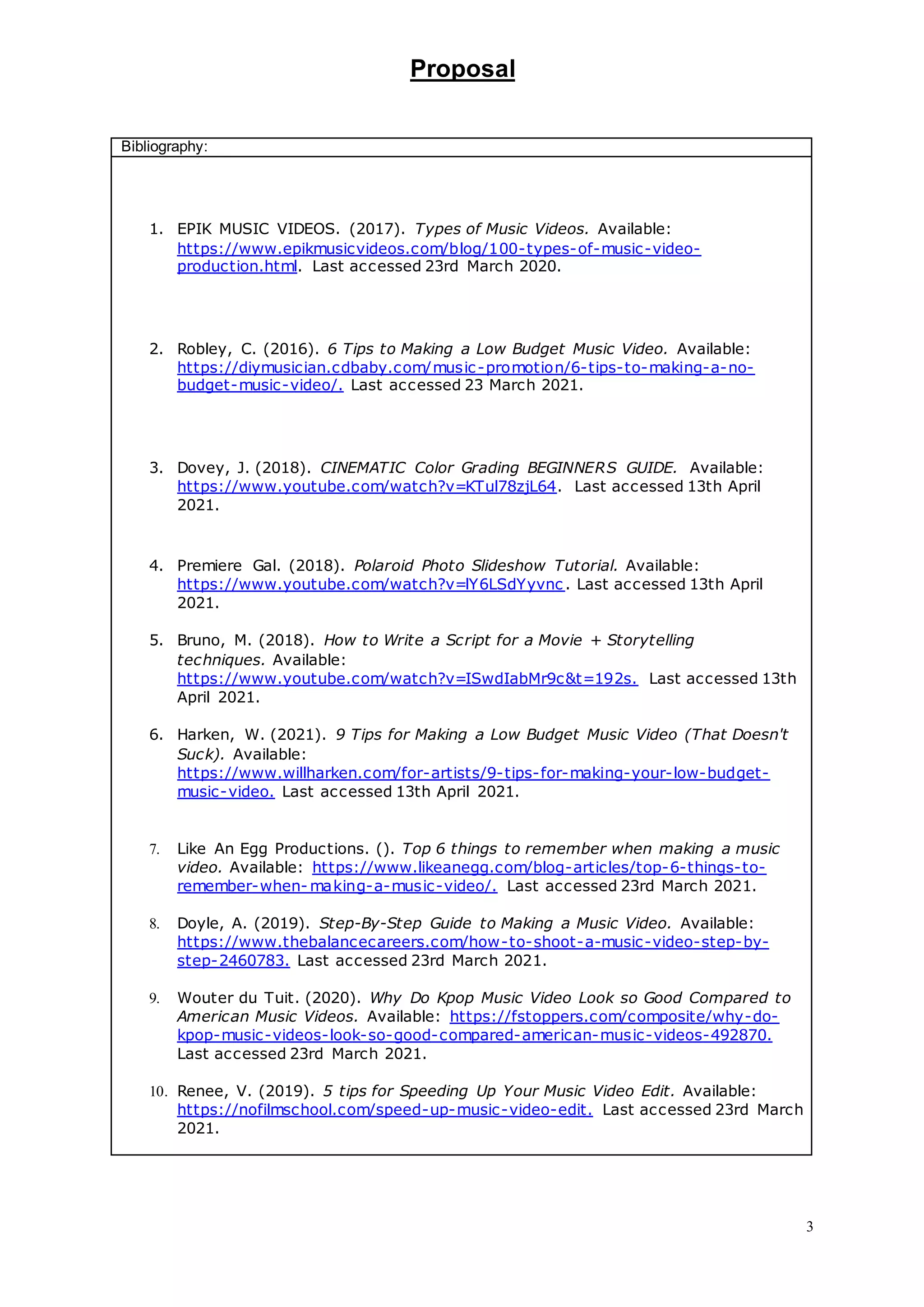 2. fmp proposal | PDF