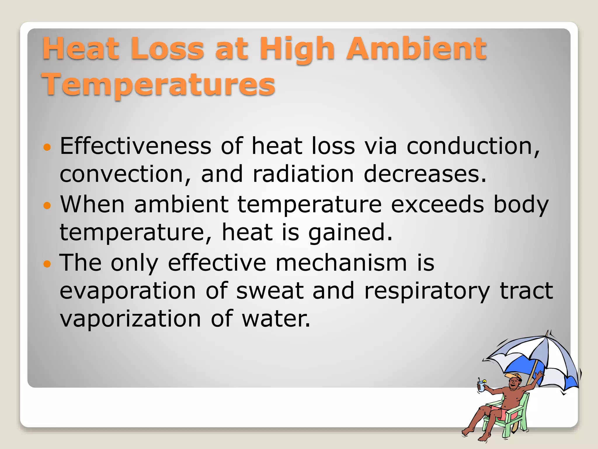 thermoregulation in human body | PPT