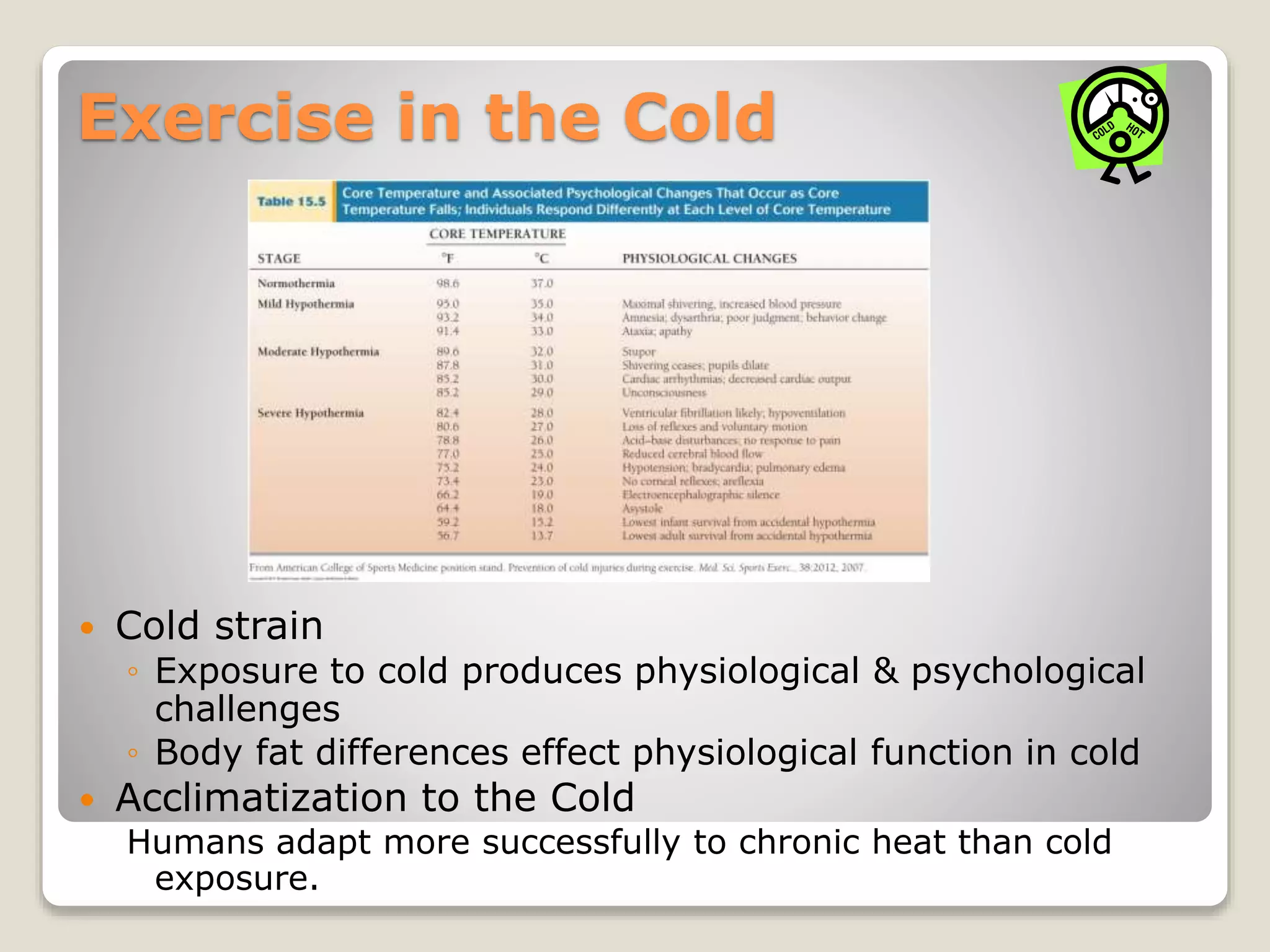 thermoregulation in human body | PPT