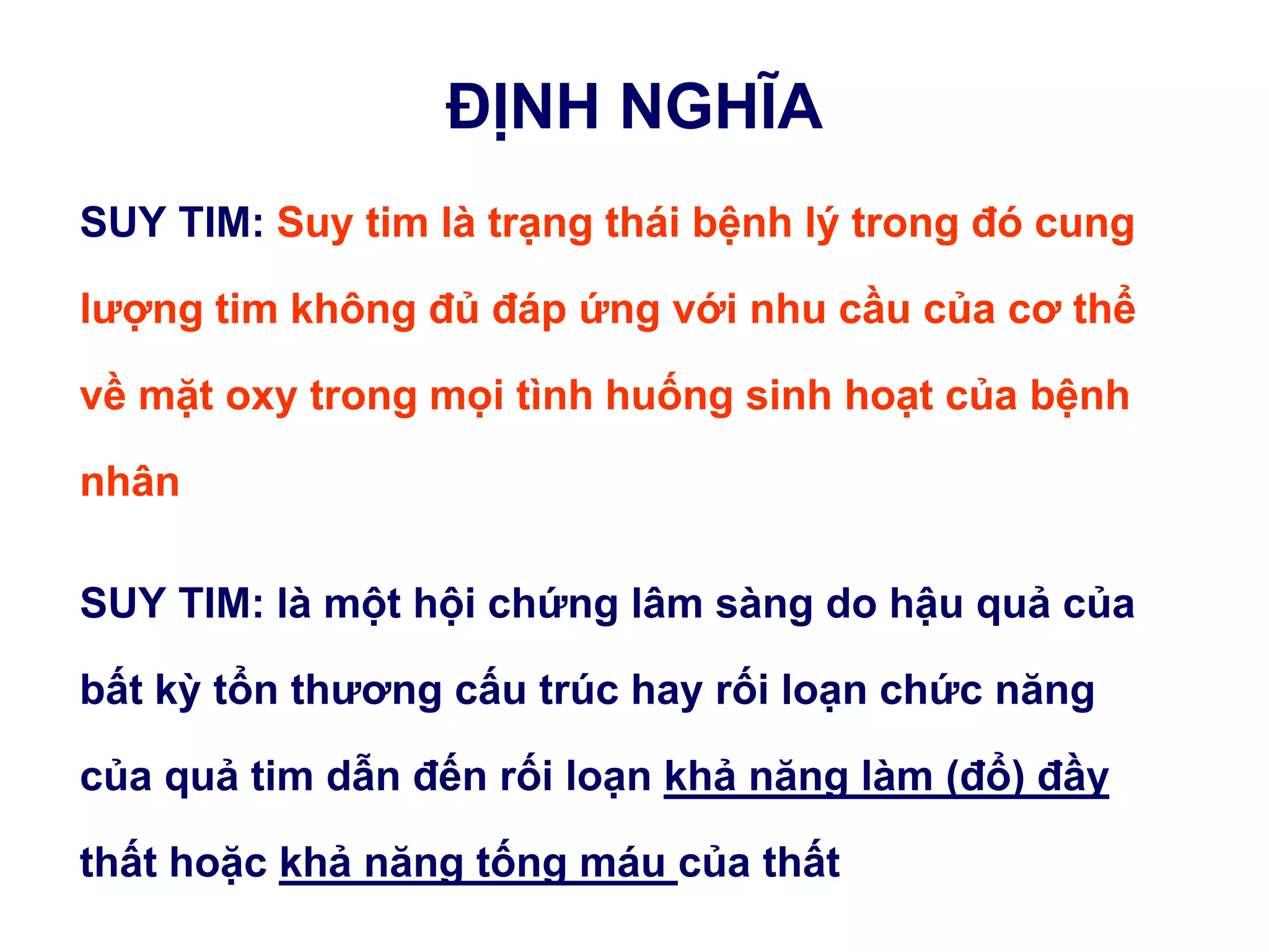 HỘI CHỨNG SUY TIM | PDF