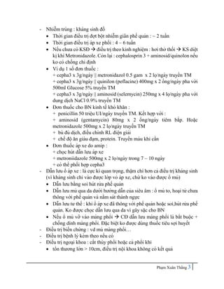 BÀI GIẢNG ÁP XE PHỔI | PDF