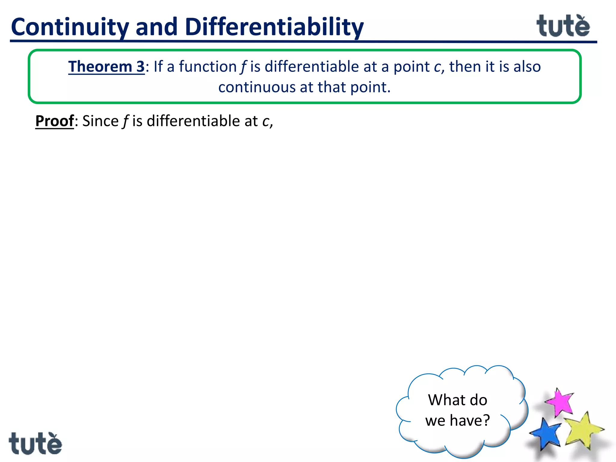 continuity and differentiability - differentiation introduction, chain rule | PPTX