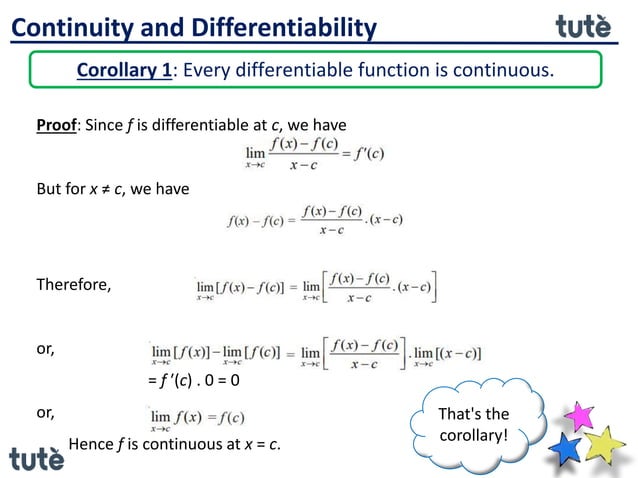 continuity and differentiability - differentiation introduction, chain rule | PPTX | Physics ...