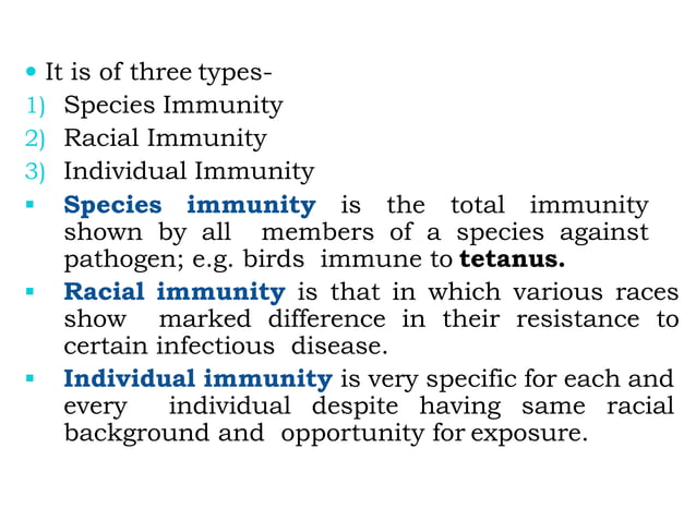 TYPES OF IMMUNITY | PPTX | Chemistry | Science