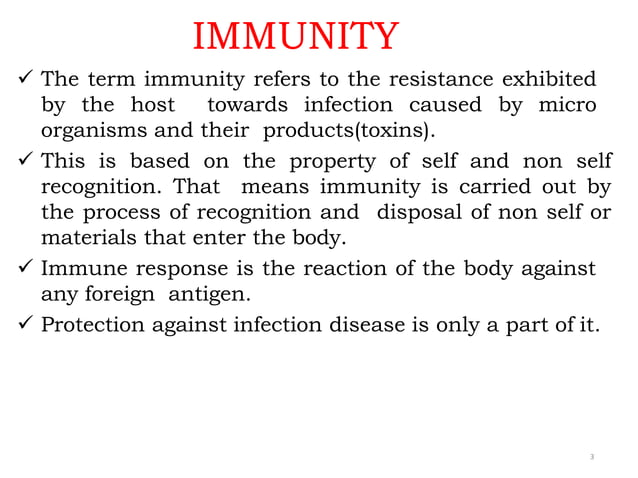 TYPES OF IMMUNITY | PPTX | Chemistry | Science