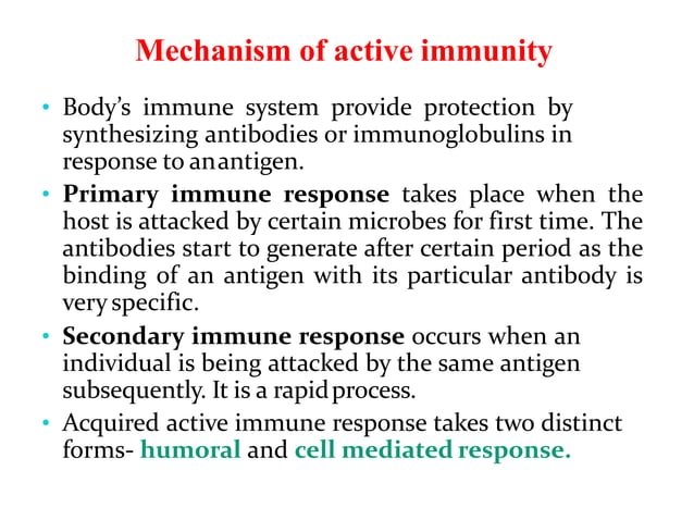 TYPES OF IMMUNITY | PPTX | Chemistry | Science
