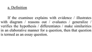 2. essay questions | PDF