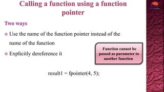 Function pointer | PPT