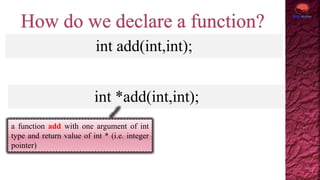 Function pointer | PPT