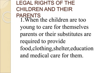 Internationally accepted rights of the children | PPT