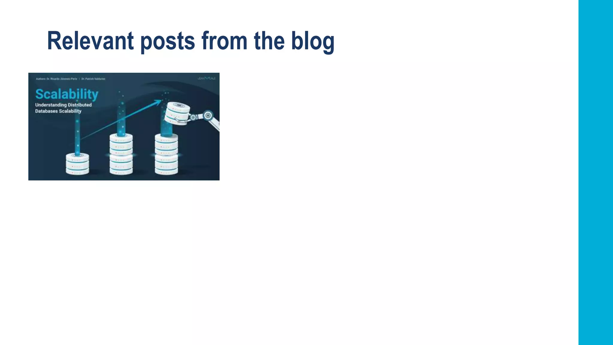 Understanding Cluster Replication Scalability | PPTX