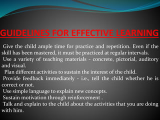2.2 principles of learning | PPT