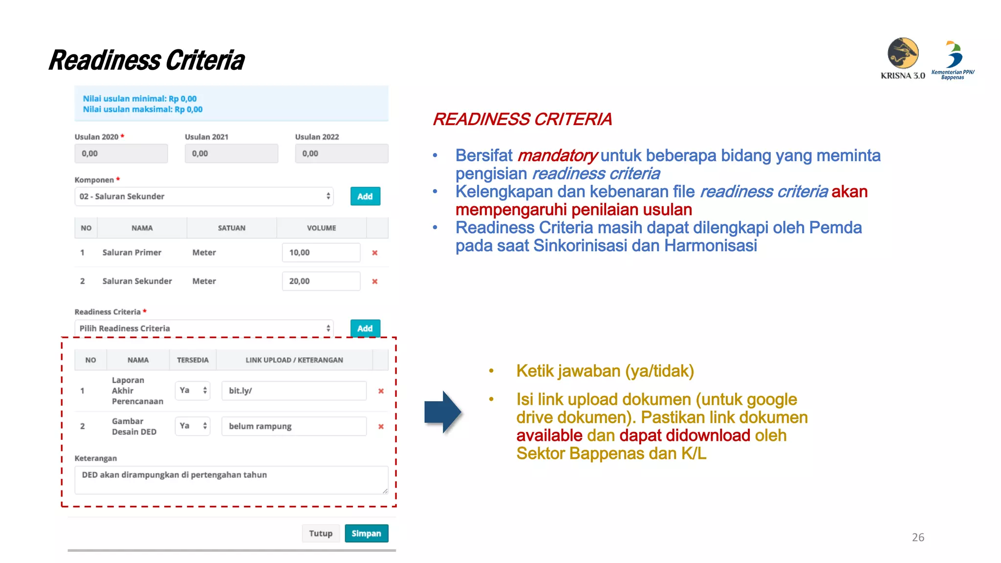 tata cara pengusulan dak 2022 dan manual pengusulan krisna | PDF