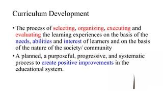 Curriculum Development NR | PPTX