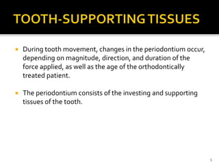 BIOLOGY OF TOOTH MOVEMENT | PPTX
