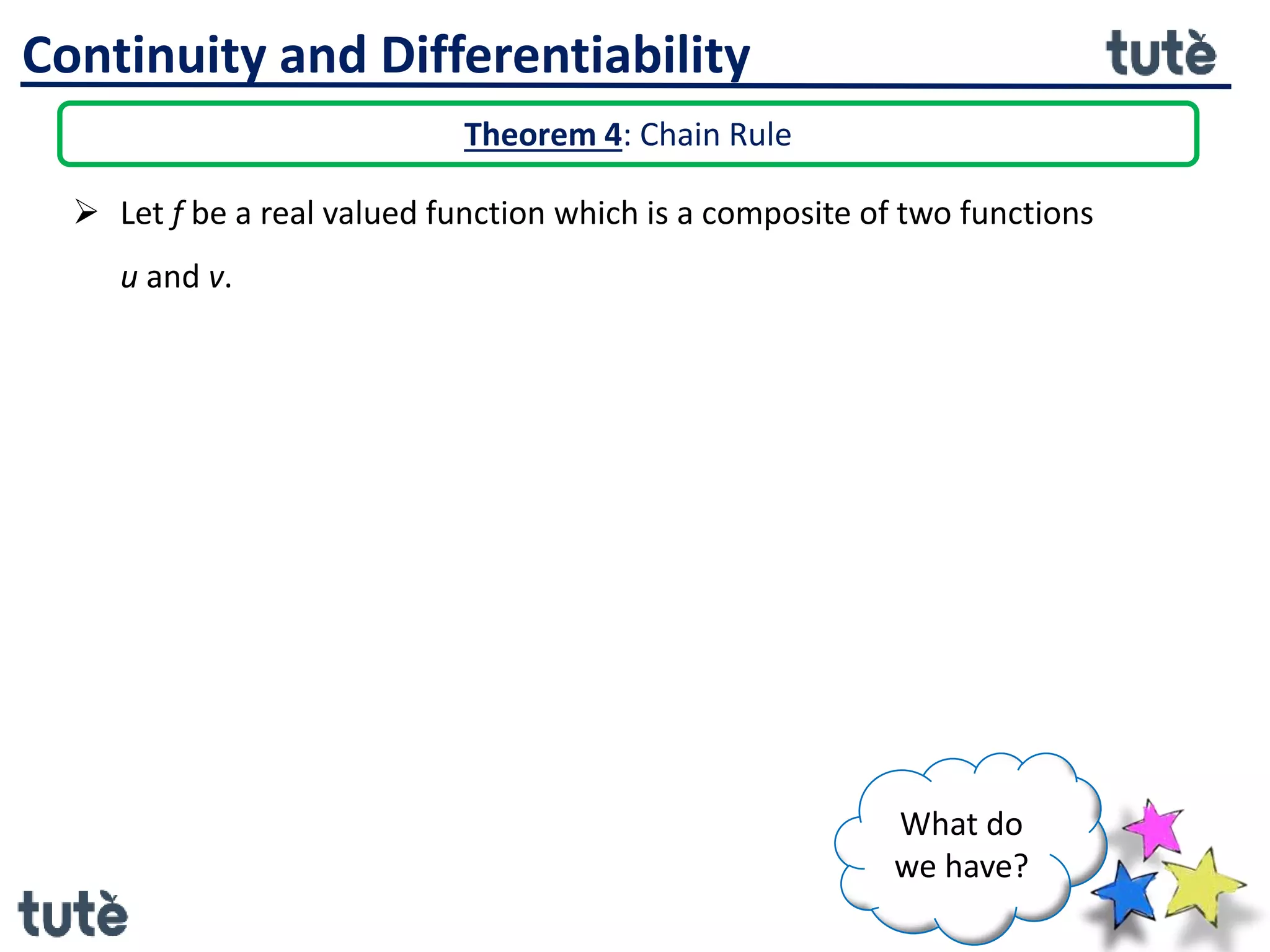 Differentiation introduction, chain rule | PPTX