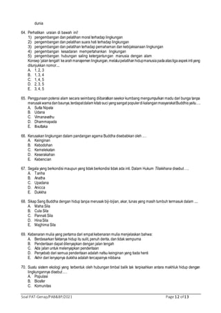 2. soal agama budha xi | DOCX