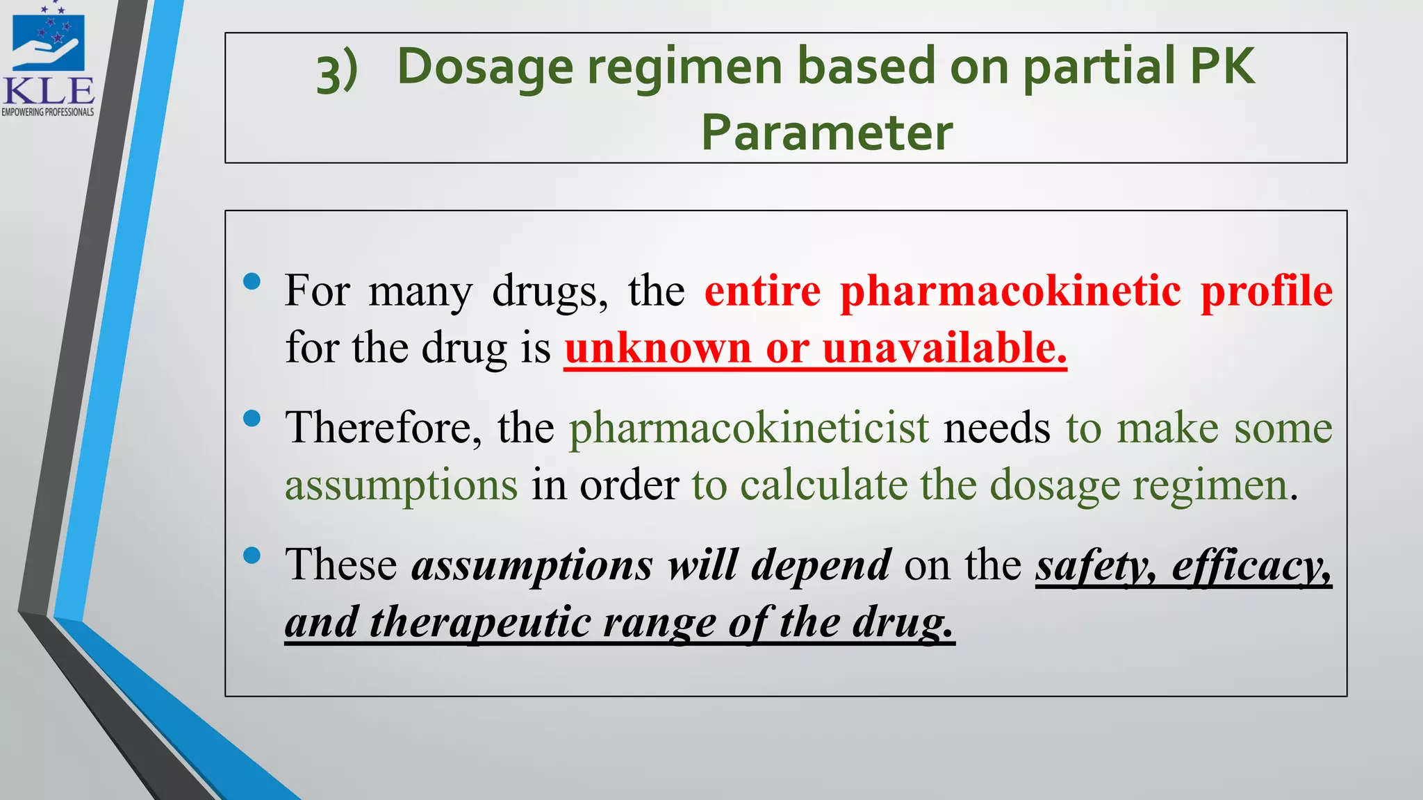 Designing of dosage regimen | PDF