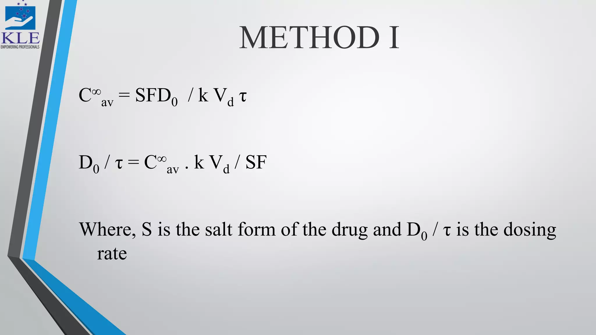 Designing of dosage regimen | PDF
