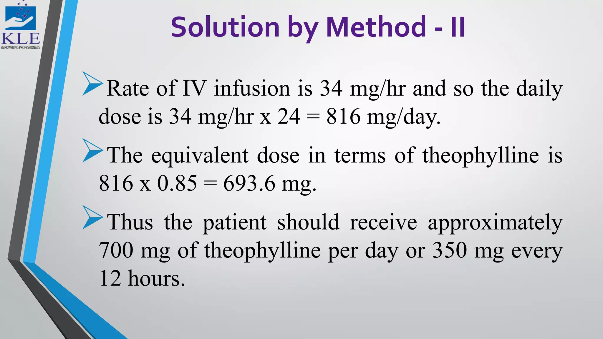 Designing of dosage regimen | PDF