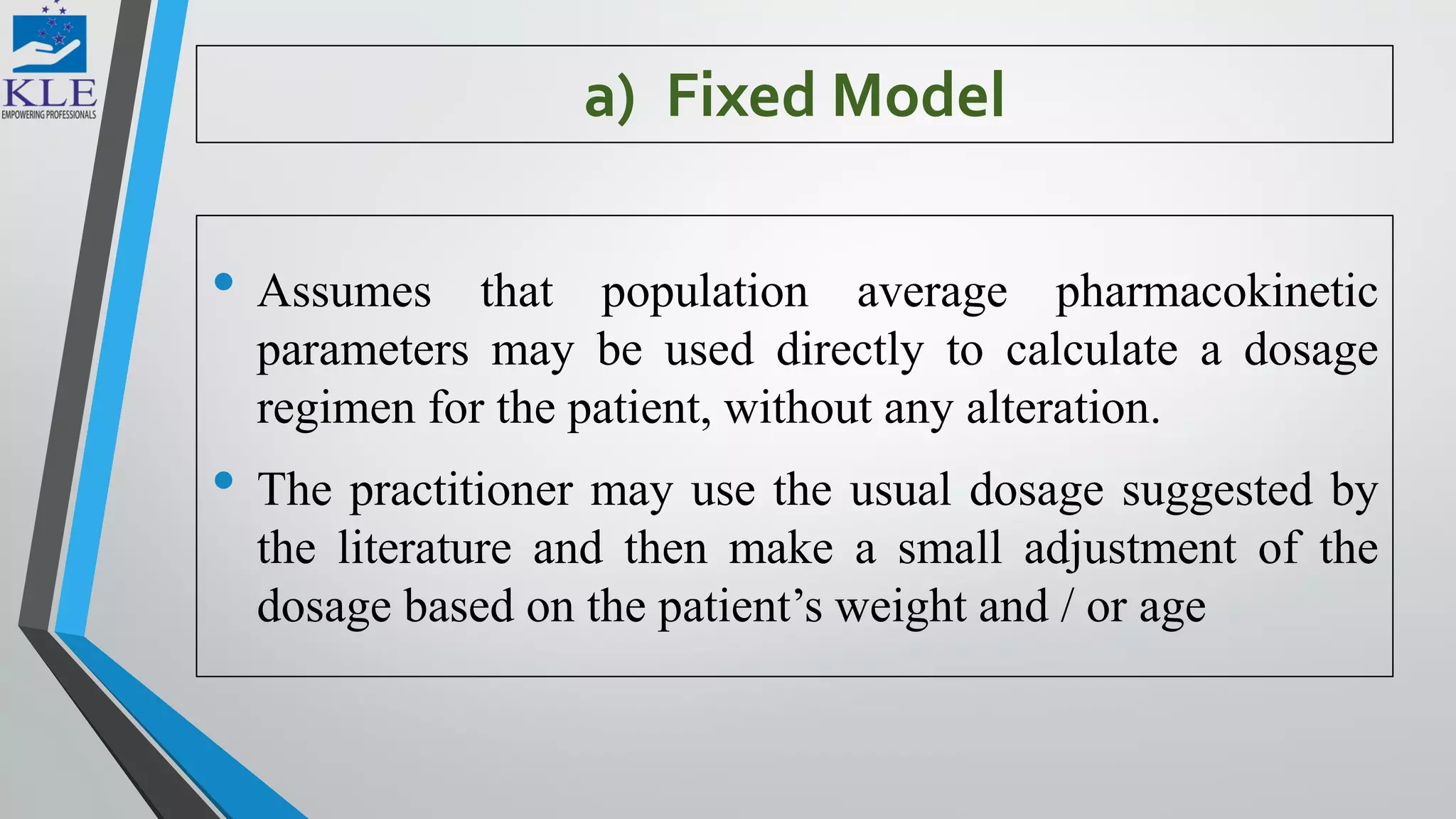 Designing of dosage regimen | PDF