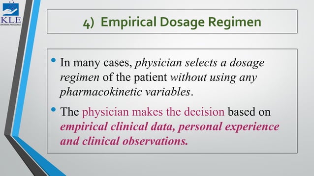 Designing of dosage regimen | PDF | Chemistry | Science