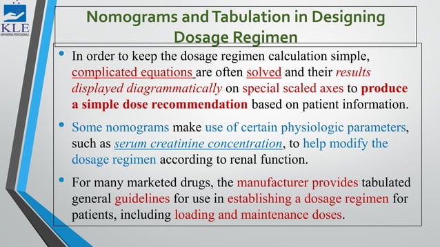 Designing of dosage regimen | PDF | Chemistry | Science