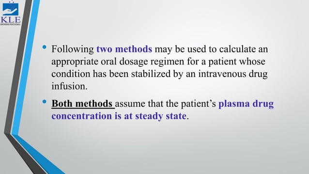 Designing of dosage regimen | PDF | Chemistry | Science