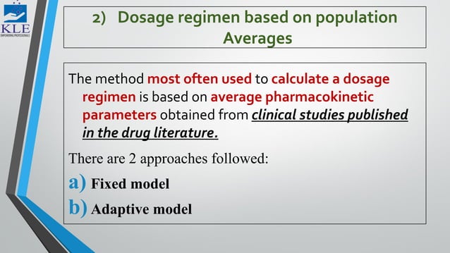 Designing of dosage regimen | PDF | Chemistry | Science