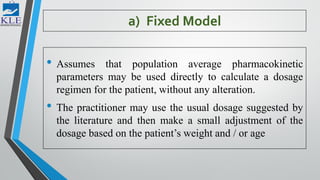 Designing of dosage regimen | PDF