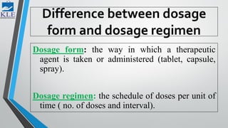 Designing of dosage regimen | PPT