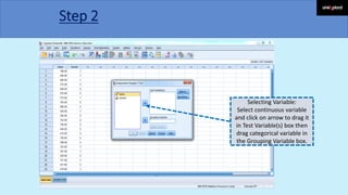 Independent sample t test in spss (procedure and output) | PDF