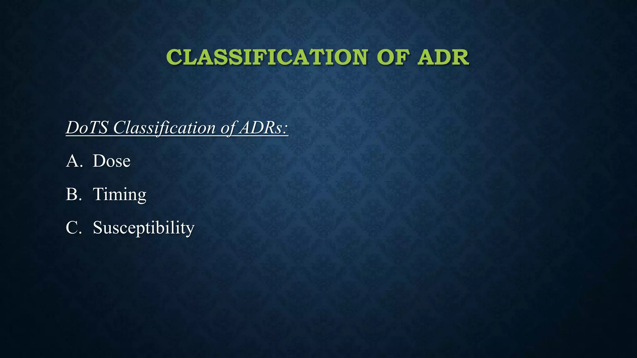 Adverse drug reactions | PPTX