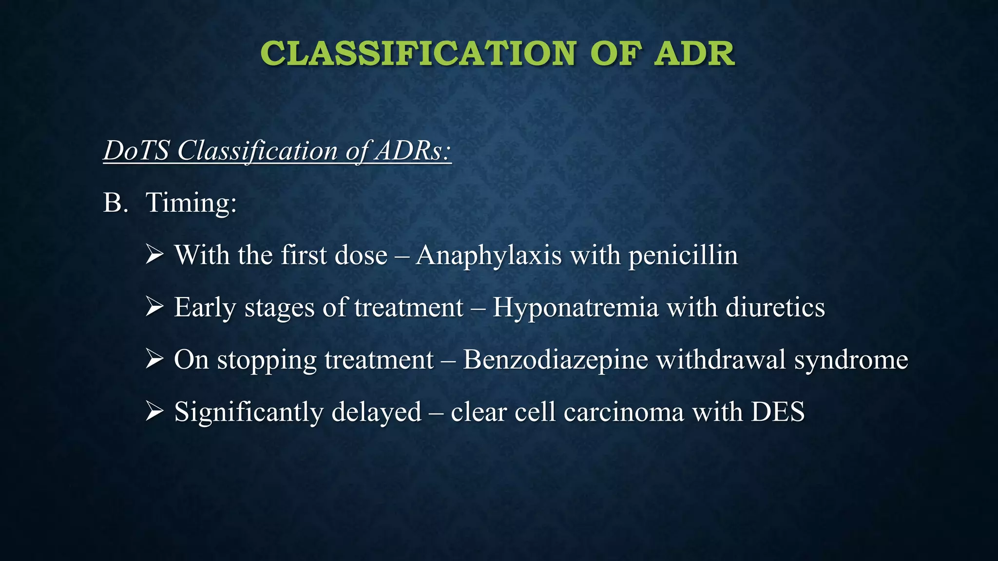Adverse drug reactions | PPTX