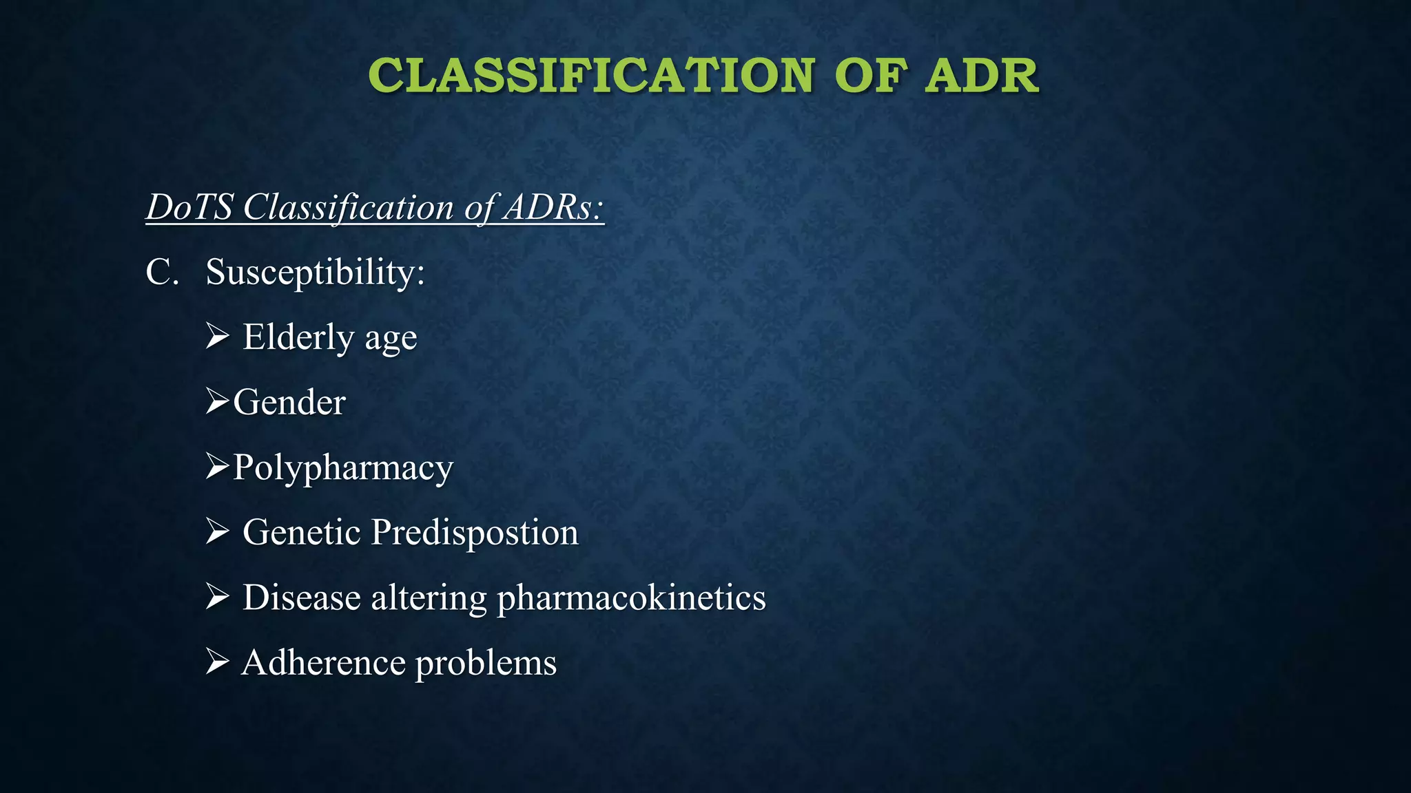 Adverse drug reactions | PPTX