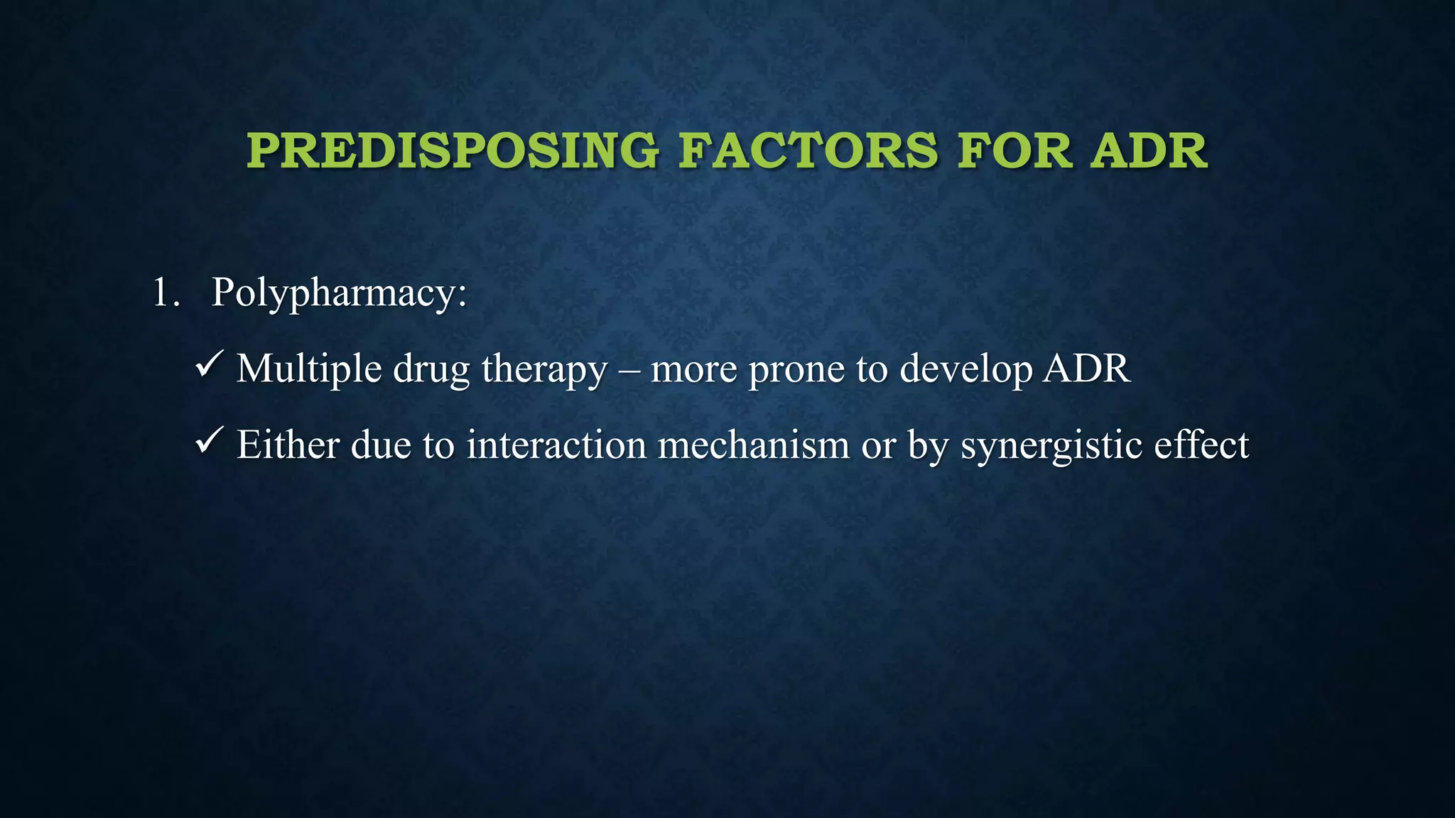 Adverse drug reactions | PPTX