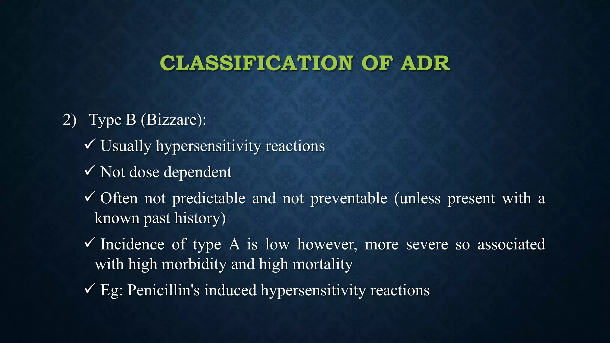 Adverse drug reactions | PPTX