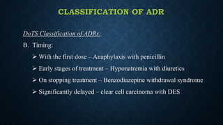 Adverse drug reactions | PPTX