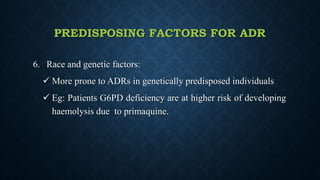 Adverse drug reactions | PPTX