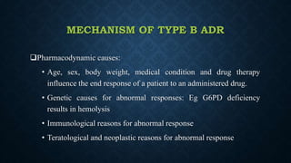 Adverse drug reactions | PPTX
