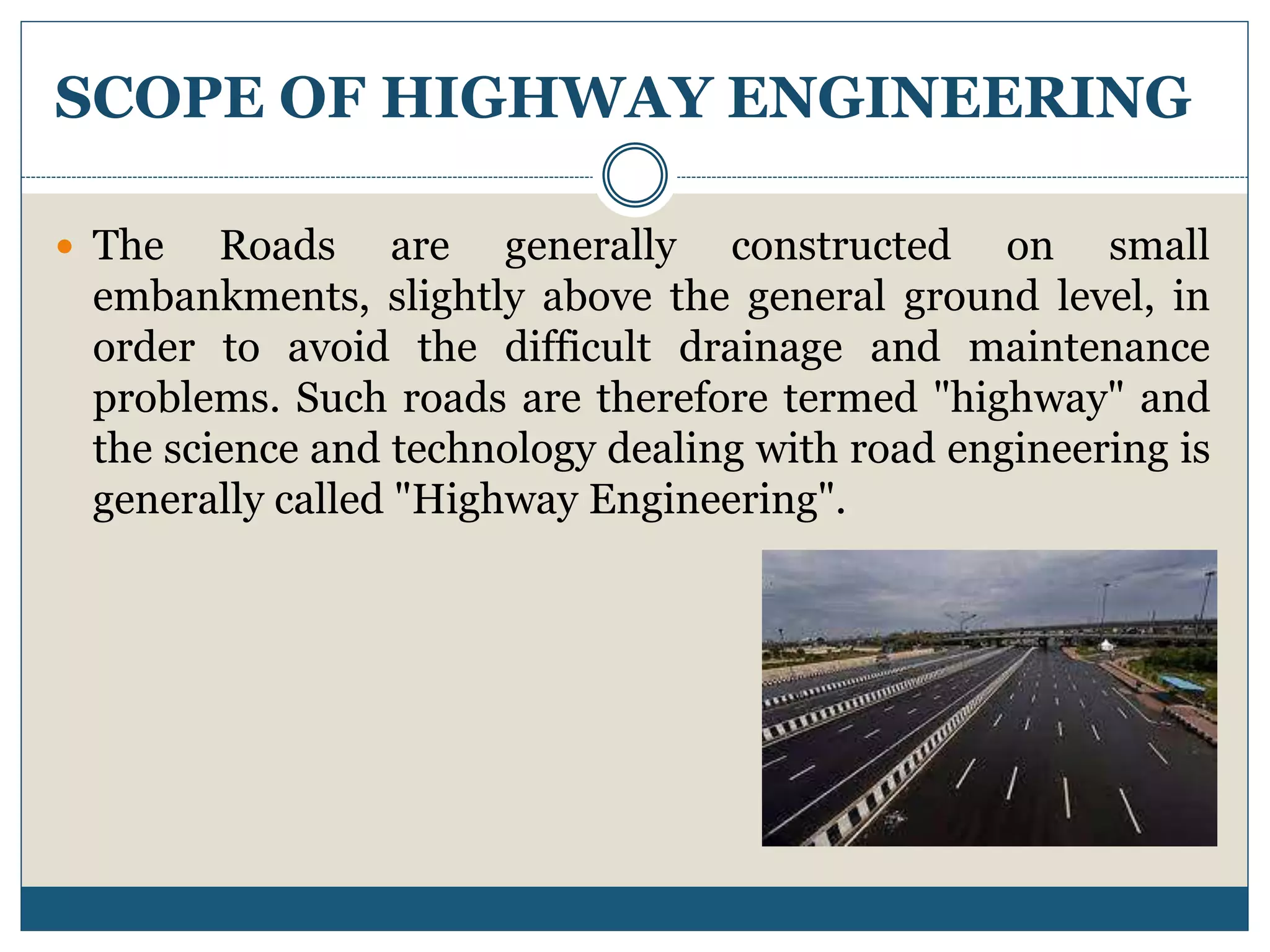 2.1 HIGHWAY TRANSPORTATION : HIGHWAY PLANNING AND DEVELOPMENT (TRE ...
