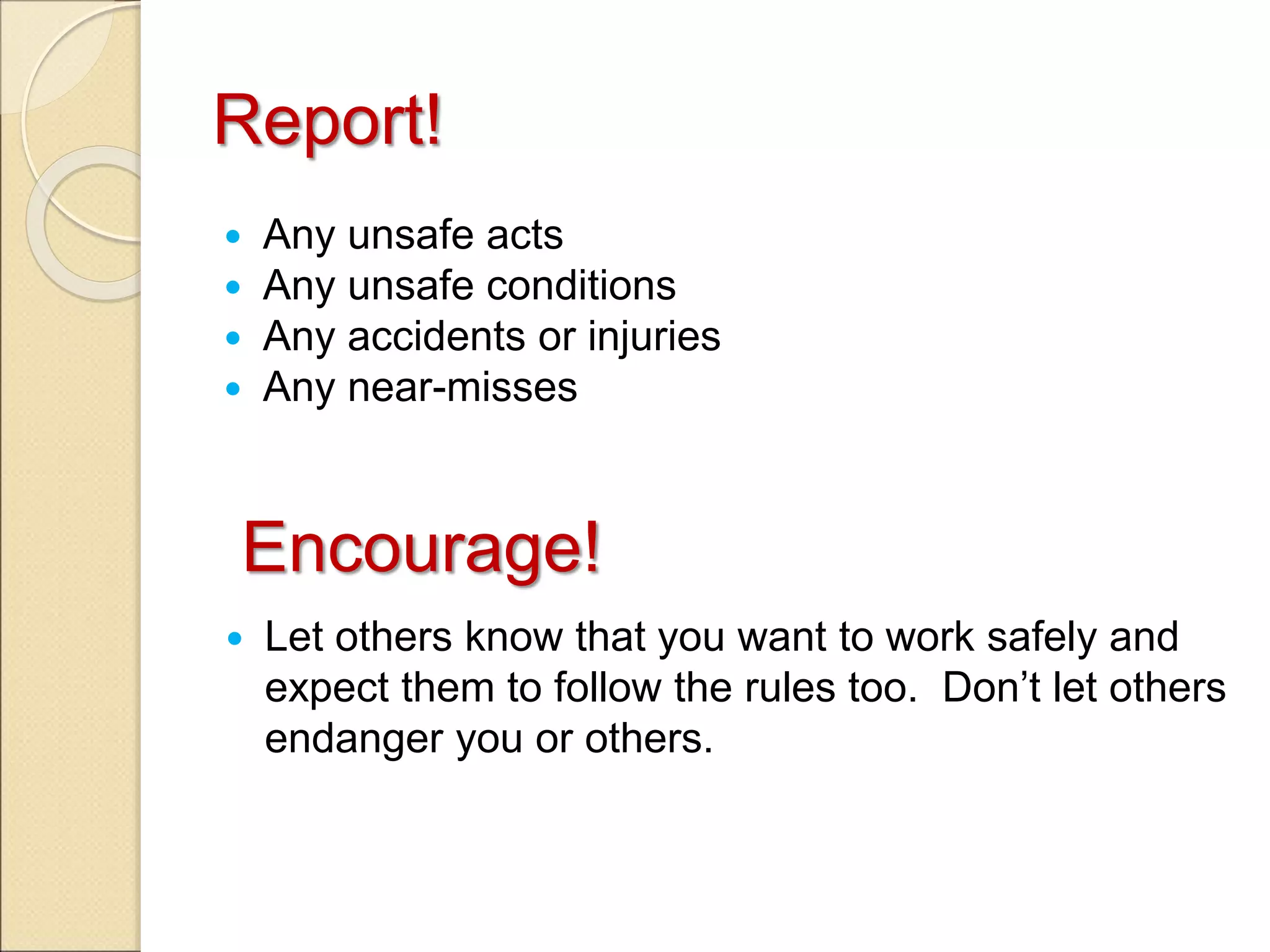 Unsafe Act and Unsafe condition | PPT