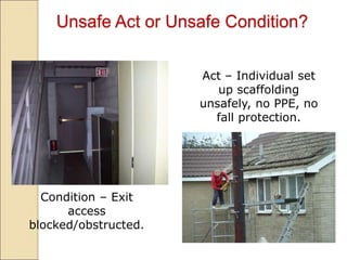 Unsafe Act and Unsafe condition | PPT