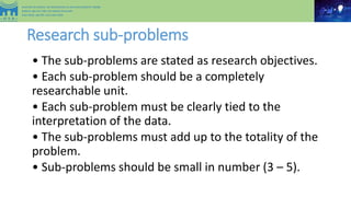 2. lecture 2 formulation of a research problem | PPT | Free Download