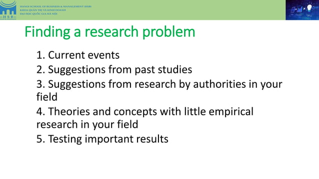 2. lecture 2 formulation of a research problem | PPT | Free Download